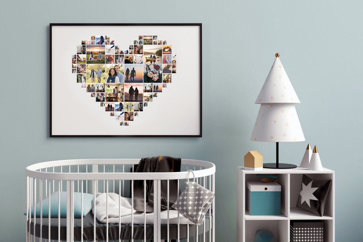 Heart Shape Collage in 1 Minute | Phinsh Collage Maker